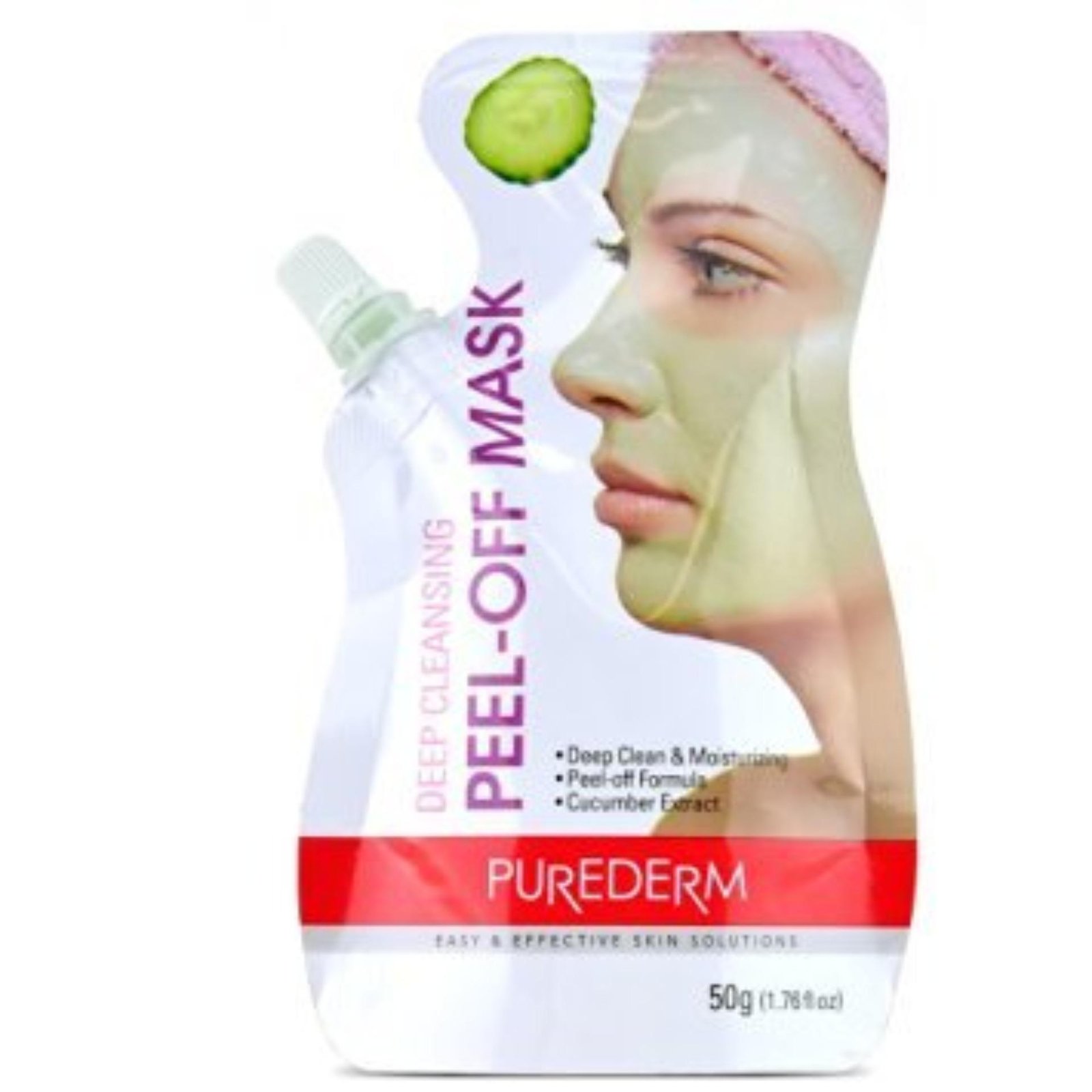 Purederm Deep Cleansing Peel-off Mask “Cucumber” - Beauty Box