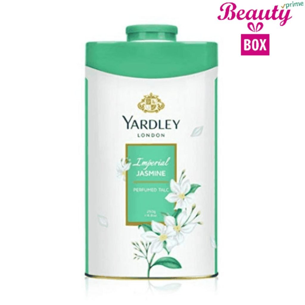 Yardley Imperial Jasmine Talcum Powder - 125G - Beauty Box