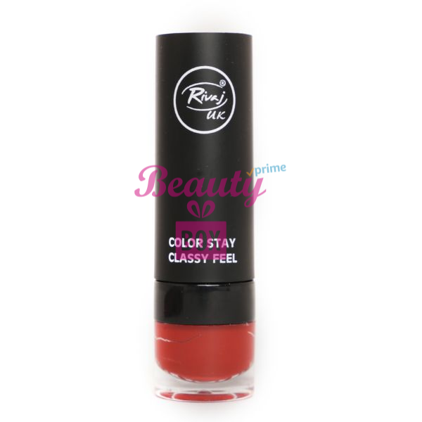 Rivaj UK Classy Lipstick - Shade 06 - Beauty Box